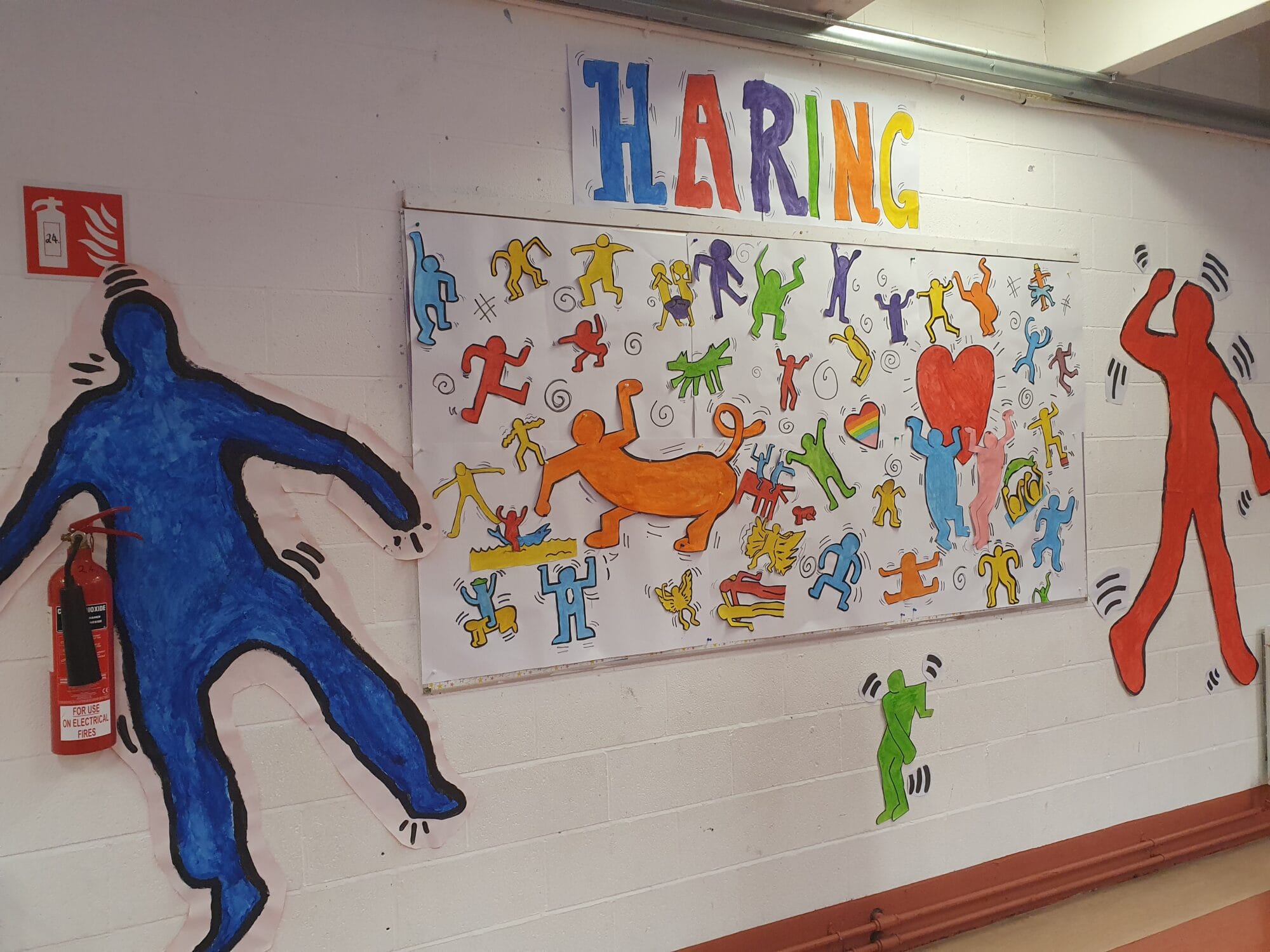 KEITH HARING ART IN 5TH CLASS – St. Declan's National School Ashbourne